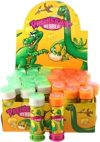 ORION Bublifuk Dinosauři 12 cm / Objem 50 ml / Oranžová, zelená / od 3
