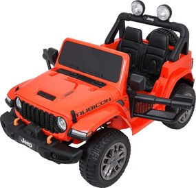 Elektrické autíčko Jeep Wrangler Rubicon LIFT oranžové