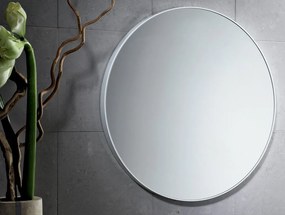 Gedy Gedy, Zrcadlo kulaté v plastovém rámu ø 60 cm, bílá, 600002