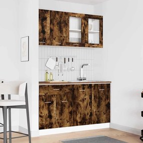 Kuchyňská jednotka LYON 4 ks Kouřový dub Kompozitní dřevo 3388345