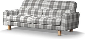 Potah na pohovku IKEA Nikkala krátký barva šedá látka pletený vzor, vzorované