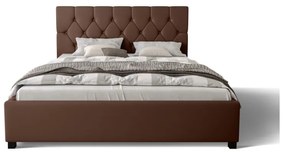 Expedo Čalouněná postel HILARY, 180x200 + rošt, sioux brown