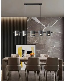 Toolight Stropní osvětlení Modern Black APP1706-5CP GREY
