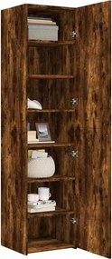 Skříň highboard kouřový dub 45 x 42,5 x 185 cm kompozitní dřevo 3281410
