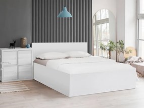 Postel SOFIA 180 x 200 cm, bílá Matrace: Matrace Coco Maxi 20 cm, Rošt: S laťkovým roštem
