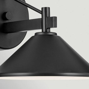 Venkovní světlo na fasádu Elstead Ripley S LED 8W IP44 Černá