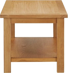 Konferenční stolek 90 x 45 x 40 cm masivní dubové dřevo 289194