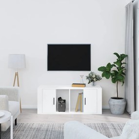 vidaXL TV skříňka 100 x 35 x 40 cm kompozitní dřevo [816800] Barva: Bílá
