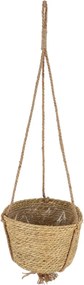 Závěsný květináč BOHO 20 cm béžový