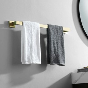 Rea Erlo, koupelnový věšák 55cm 332917A, zlatá matná, REA-06907