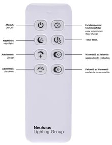Leuchten Direkt 14017-55 - LED Stmívatelné svítidlo IVEN 2xLED/20W/230V + DO