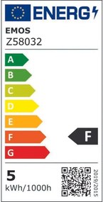 EMOS LED žárovka Filament 4,5W E27 kulatá Z58032