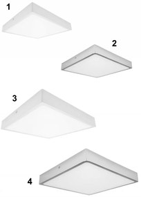 Palnas Stropní/nástěnné LED svítidlo EGON š. 22 cm Barva: Bílá, 3000K