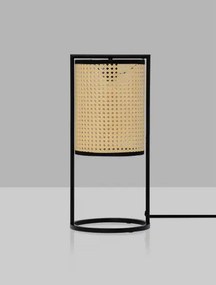 LED přírodní-černá stolní lampa Erto