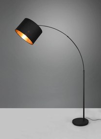 TRIO Reality R40081080 BOLIVIA stojací lampa V1710mm 1xE27 černá matná Stojanové lampy