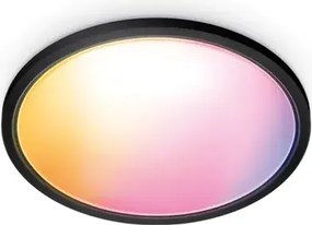 WiZ SuperSlim černá / Stropní LED svítidlo / 32W / 3750lm / 2700-6500K