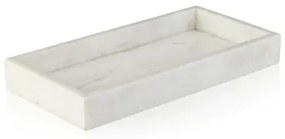 Mramorový podnos Marble Tray White 30x15 cm Humdakin