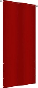 vidaXL Balkonová zástěna 100 x 240 cm oxfordská látka [148509] Barva: Červená