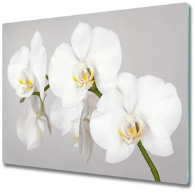 Skleněná krájecí deska orchidej 60x52 cm