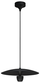 Černé závěsné svítidlo SULION Poppins, výška 150 cm