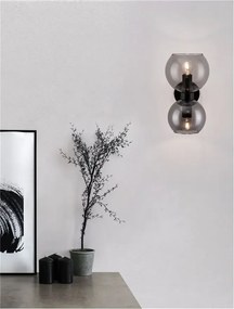 Designové nástěnné svítidlo Palmer 15 černé