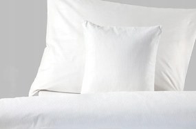 Dadka Povlečení atlas grádl bílý proužek 0,2 cm 240x220, 2x 70x90 cm