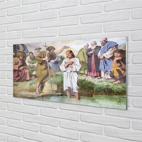 Obraz na skle obrázek Ježíše 125x50 cm
