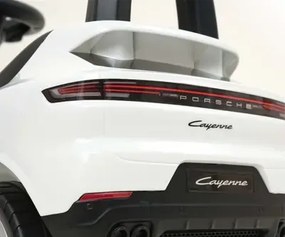 MILLY MALLY Odrážedlo Porsche Cayenne S bílá / Dětské vozítko / Licenc