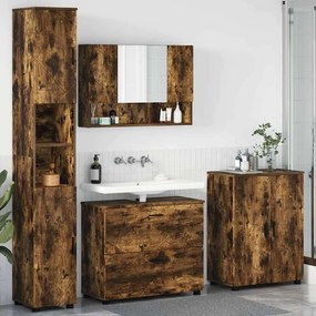 Sada koupelnového nábytku 4 ks Kouřový dub 35 x 30 x 192 cm 3393088