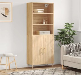 vidaXL Skříň highboard 69,5 x 34 x 180 cm kompozitní dřevo [3189239] Barva: dub sonoma