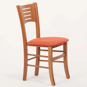 Stima Židle VERONA s čalouněným sedákem Odstín: Rustikál, Látky: LUX terracotta 10
