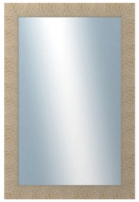 DANTIK - Zarámované zrcadlo - rozměr s rámem cca 40x60 cm z lišty Golf Champagne (2490)