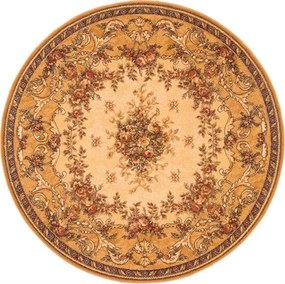 Kulatý koberec Agnella Isfahan Dafne Sahara Rozměr: průměr 200 cm