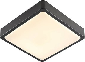 LA 1003452 AINOS SQUARE SENSOR Outdoor, nástěnné a stropní LED svítidlo, antracitové, spínač CCT 3000/4000K - BIG WHITE (SLV)