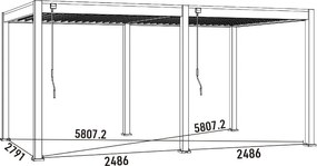 Bioklimatická pergola Intro Neo – Rojaplast