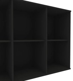 Černý modulární policový systém 136x69 cm Mistral Kubus - Hammel Furniture