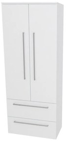 Mereo Mereo, Bino, koupelnová skříňka vysoká 163 cm, dvojitá, Multidecor, CN699BIEL