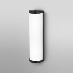 Černé koupelnové LED nástěnné svítidlo CYLINDER 320mm