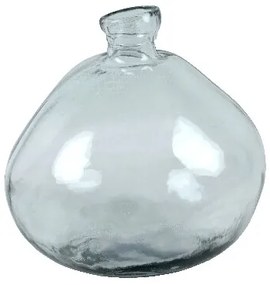 San Miguel VIDRIOS SAN MIGUEL !RECYCLED GLASS! Váza z recyklovaného skla "SIMPLICITY", 33 cm, průhledná