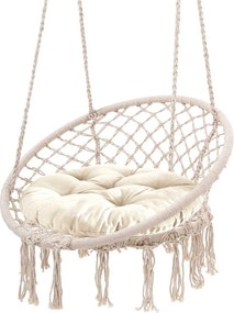 Sedací polštář do závěsného křesla 65 cm - ecru/krémový