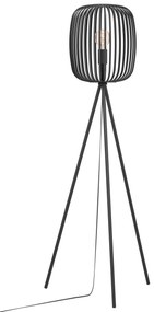 EGLO Moderní stojací lampa trojnožka ROMAZZINA, 1xE27, 40W, černá 900522