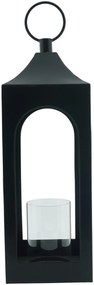 Ima Dekor Kovová lucerna černá velká-60x18x18cm