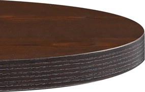 Bistro stolek tmavě hnědý 50 cm MDF 286419