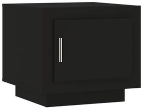 Konferenční stolek černý 51 x 50 x 45 cm kompozitní dřevo - Default Title