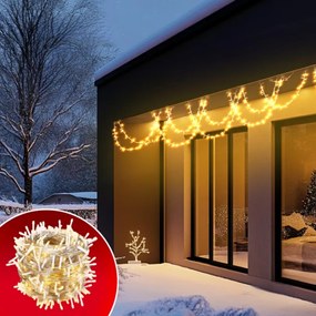 Monzana Vánoční světelný řetěz SIMPLE, 60m, teplá bílá