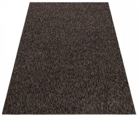 Ayyildiz, Kusový koberec Nizza 1800 brown, 80x150, hnědá, chodba / předsíň