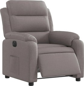 Elektrické polohovací křeslo taupe textil 3204964