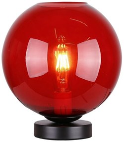Stolní lampa GLOBE Candellux Červená