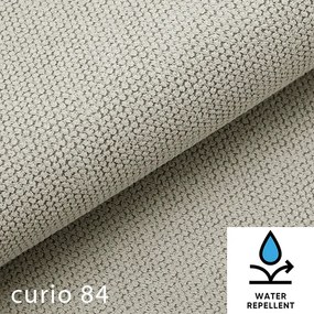 Malá sedací souprava SLIM | 235x179 cm | PRAVÁ | 84 světle šedá | rozkládací + úložný prostor