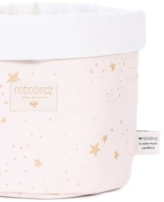 Nobodinoz Košík Panda střední Gold Stella Dream Pink